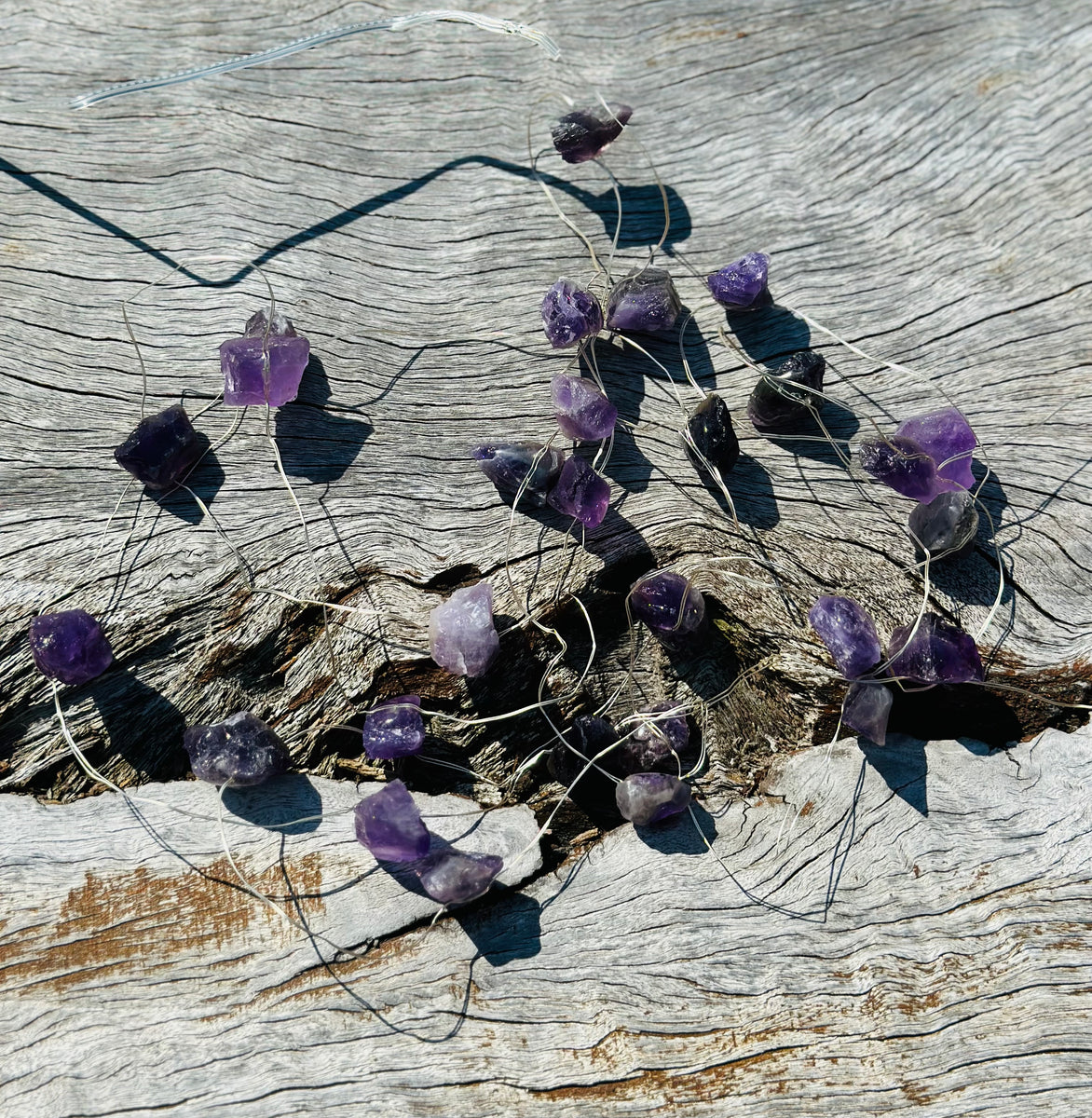 Amethyst Crystal String Lights – Healing Channel